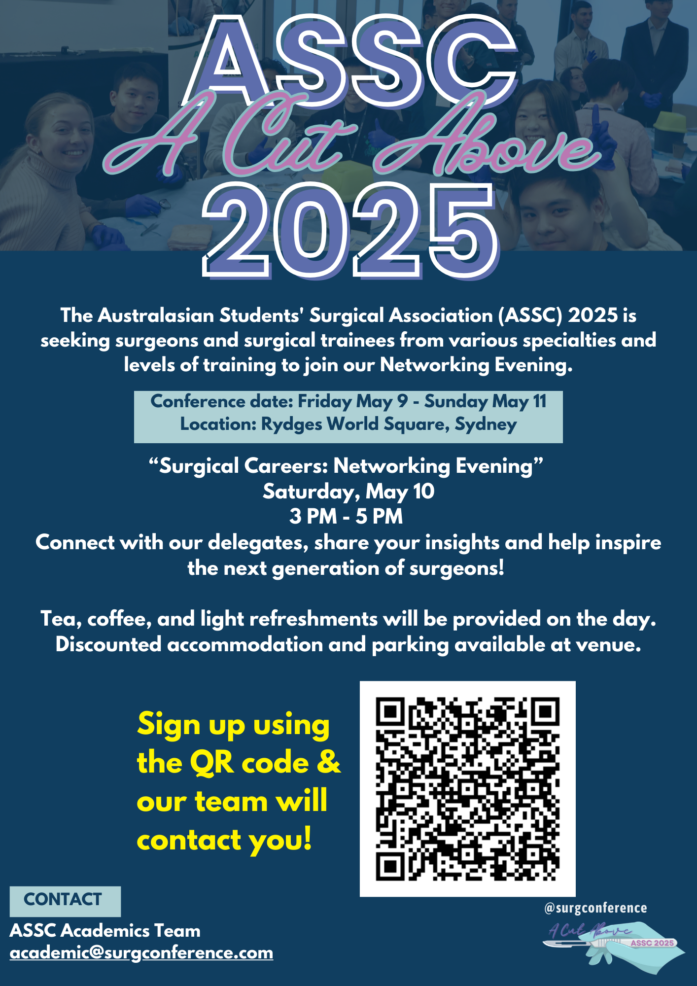2025 Australasian Students Surgical Conference (ASSC)